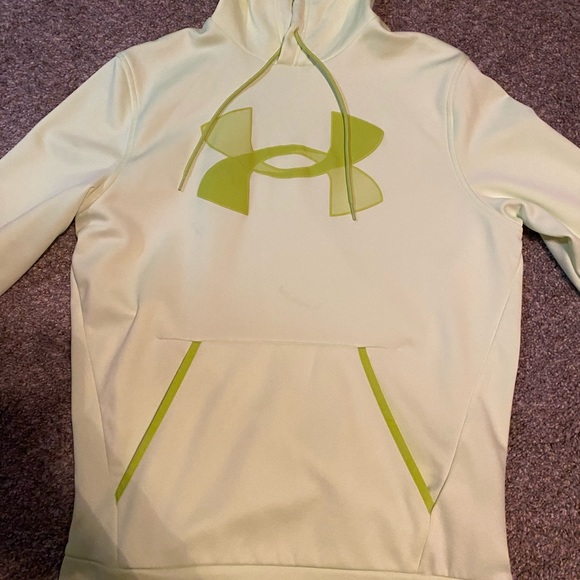 Under Armour | Shirts | Neon Green Reflective Under Armor Hoodie | Poshmark